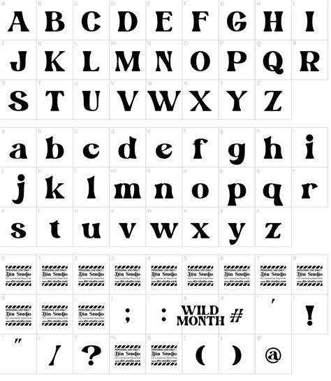 Wild Month Font Download