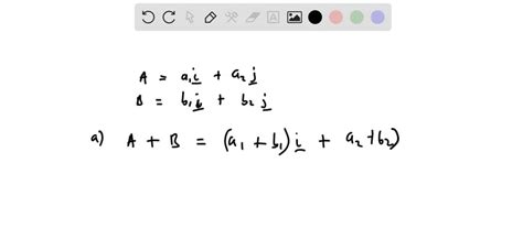 Solved 13 Problem 5 Consider Two Vectors A And B Expressed In Unit Vector Notation As A