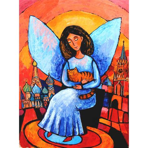 Купить картину Московский ангел в Москве от художника Клименко Екатерина