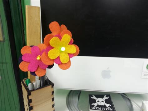 E Felt Flower Kit From Soldering Sunday On Tindie