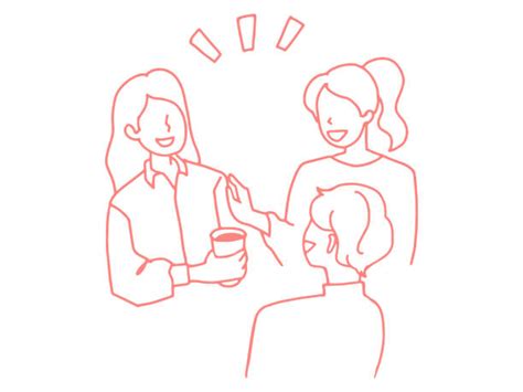 30 Three Happy Women Talking Stock Illustrations Royalty Free Vector
