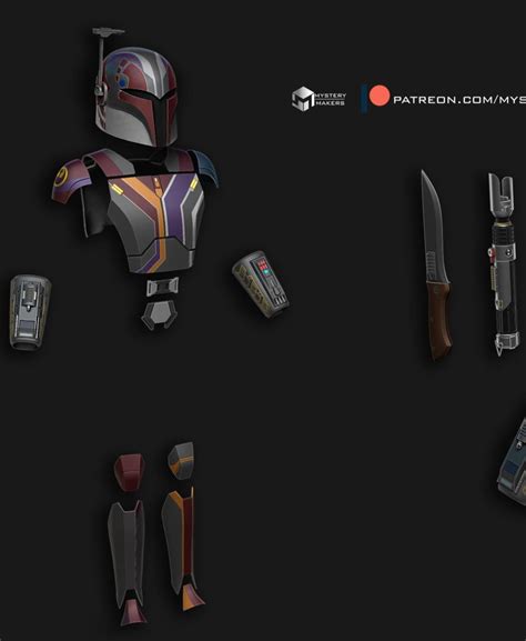 Sabine Wren Armor 3d Model By Mysterymakers On Thangs