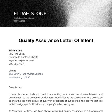 Free Assurance Letter Templates Editable And Printable