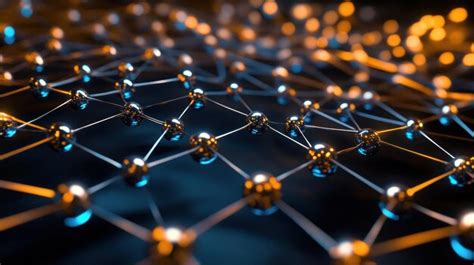 Abstract Network Structure Premium Ai Generated Image