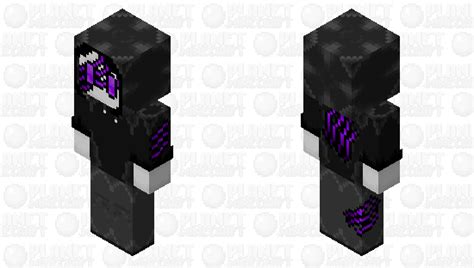 Purple Fire Minecraft Skin
