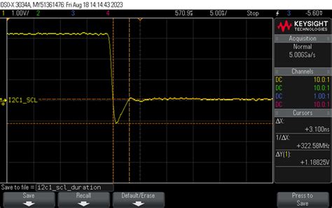 tca9555 undershoot issue in i2c lines of tca9555rger interface forum