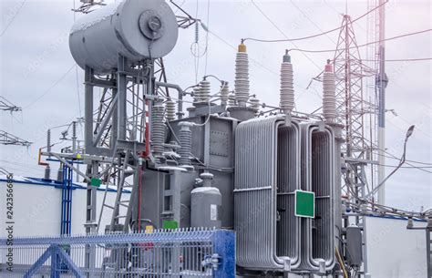 High Voltage Electrical Transformer Stock Photo Adobe Stock