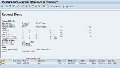 SAP Leave Request Conflict With Absences Leave Type IT Error Solution
