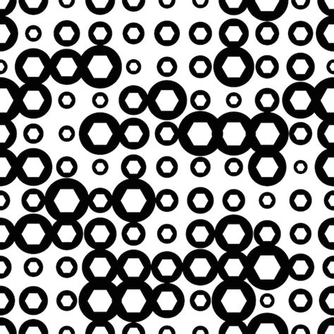 Premium Vector Abstract Messy Halftone Seamless Pattern With Circle