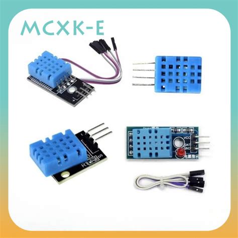 Dht11 โมดูลเซนเซอร์อุณหภูมิและความชื้นดิจิทัล Dht11 สําหรับ Arduino Shopee Thailand