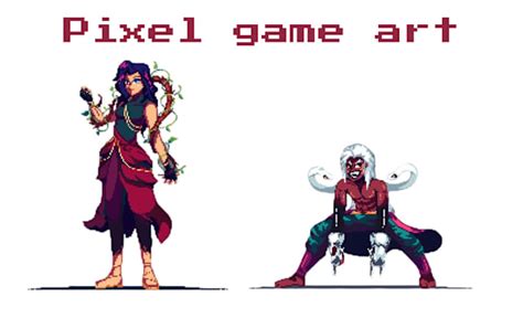 Create Pixel Art 8bit 16 Bit 32 Bit Pixel Game Character Sprite