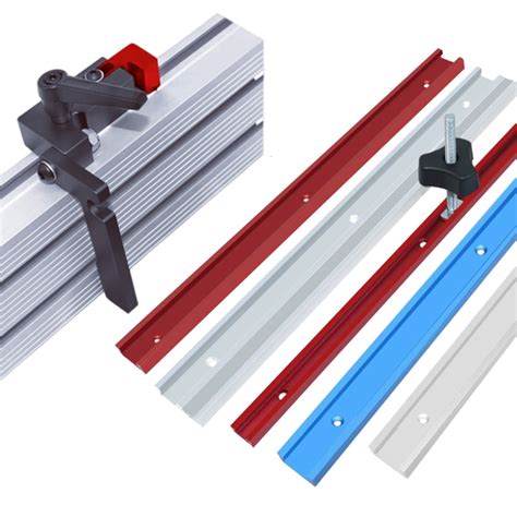 목공 테이블 톱 울타리 및 T 트랙 알루미늄 마이터 트랙 T 슬롯 T 나사 고정 장치 작업대 라우터 테이블 Diy 도구 Aliexpress