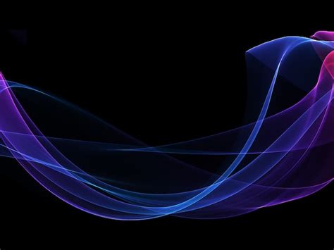 Free Photo Dark Abstract With Flowing Waves