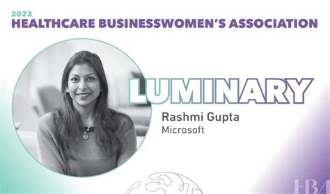 Rashmi Gupta On Linkedin Microsoft Thankyou Healthcare Hbawoty23 Hbaimpact