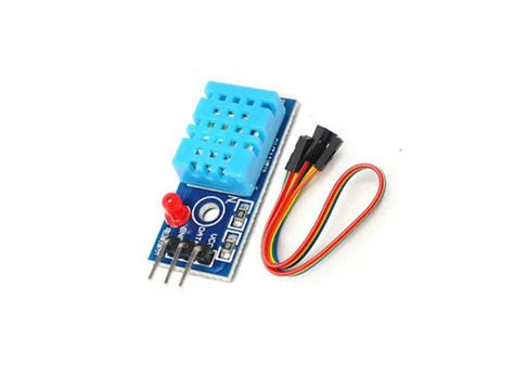 Dht11 Temperature And Humidity Sensor Module With Led With A Calibrated Digital Signal Output