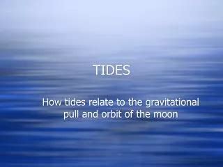 PPT Tides PowerPoint Presentation Free Download ID 2491220
