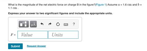Solved What Is The Magnitude Of The Net Electric Force On