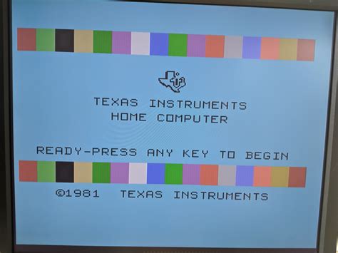 getting color output out of a ti 99 4a netzhansa