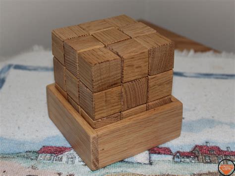 Custom Made Wooden Cube Block Puzzle By Jackman Works