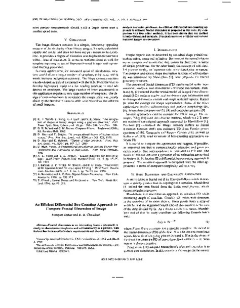 Pdf An Efficient Differential Box Counting Approach To Compute