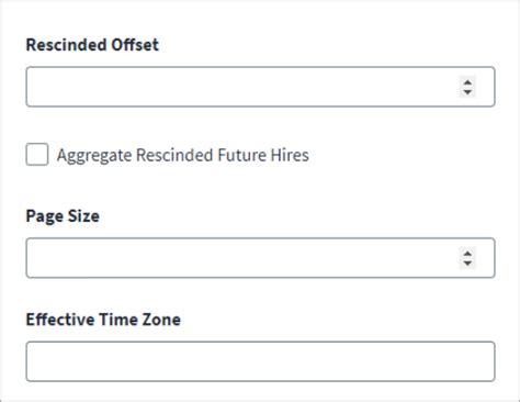 Aggregation Settings