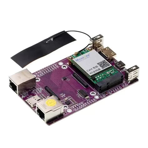 Raspberry Pi Cm4 4g Io Board Dual Network Development Board W 4g Lite