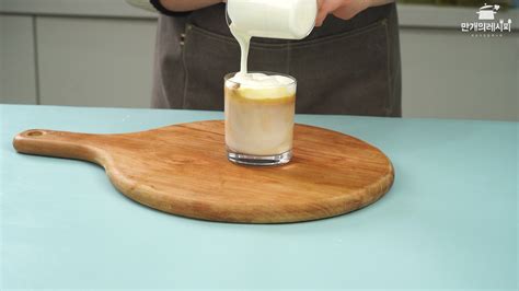 버터풍미 가득 디저트로 먹기 좋을 버터크림라떼