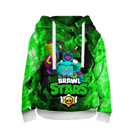 Brawl Stars Hoodie Sweatshirt Firefly Rico Tick Shot Brawl Stars