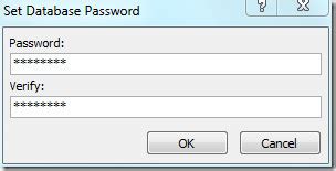 Password Protect Access 2010 Database Encrypt Decrypt
