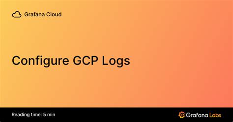 Configure Gcp Logs Grafana Cloud Documentation