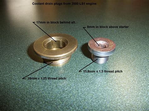 Ls1 Coolant Drain Plugs With Pics Ls1tech Camaro And Firebird