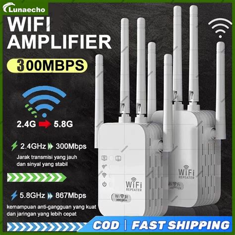 Jual G Dual Band Antena Wifi Range Extender Router Penguat Sinyal M Wifi Repeater Wireless