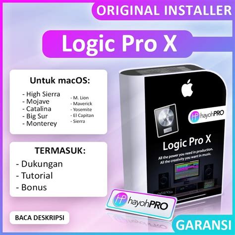 Jual MAC MacOS Logic Pro X FULL VERSION Shopee Indonesia