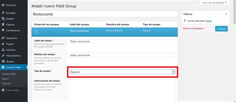 Bucle De Datos Con Acf Wordpress Tutoriales Lowweb