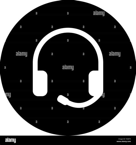 Illustration Headphones Icon Stock Photo Alamy