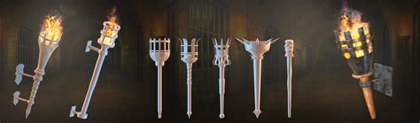 30 Torch Base Mesh Game Ready Flippednormals