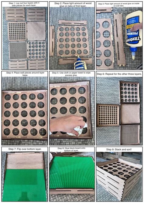 Building Block Sorter Sifter Assembly Kit Building Block Etsy