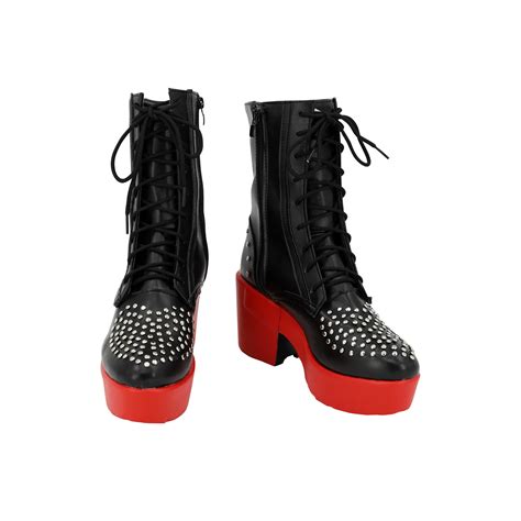 Movie D Descendants 4 Cosplay The Rise Of Red Pu Leather Shoes Boots