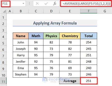 How To Calculate Sum Average With An Excel Formula Methods