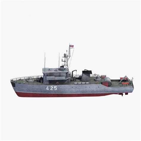 Sonya Minesweeper 3d Model 149 3dm 3ds Dae Dwg Fbx Obj Wrl X