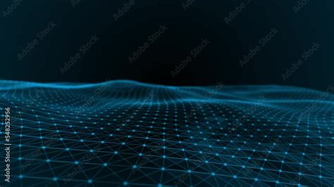 Futuristic Digital Plexus Waves Background Digital Waves Plexus Animation Animated Background