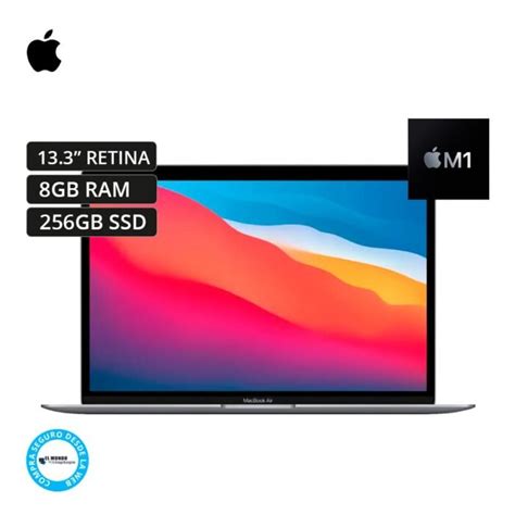 Macbook Air Chip M1 8gb Ram 256gb Ssd 133″ Retina Space Gray
