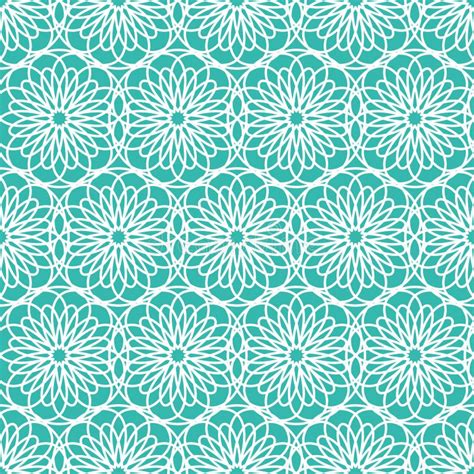 Seamless Spirograph Geometric Texture Background Pattern Stock Vector Illustration Of Retro