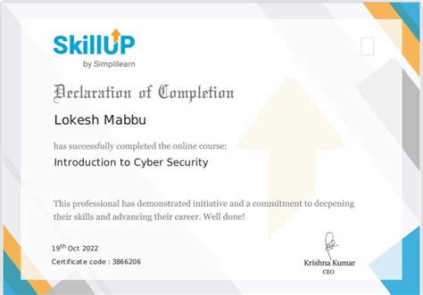 Lokesh Mabbu On Linkedin Simplilearn Skillup