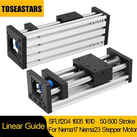 Cnc Xyz 선형 레일 가이드 스테이지 알루미늄 슬라이드 테이블 50808080mm 50 300mm 스트로크 Sfu120416051610 레이저 절단