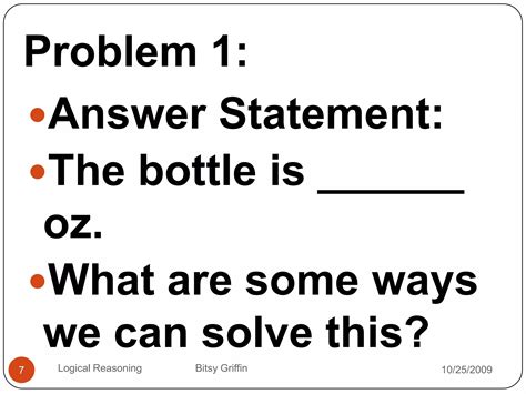 1 33 Problem Solving Logical Reasoning Pptx