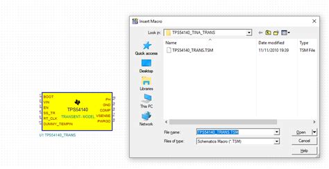 TPS TINA Spice Model Import Fail Power Management Forum Power Management TI E E