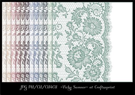 Soft Spring Lace Paper Border 3 Cup855880 43136 Craftsuprint