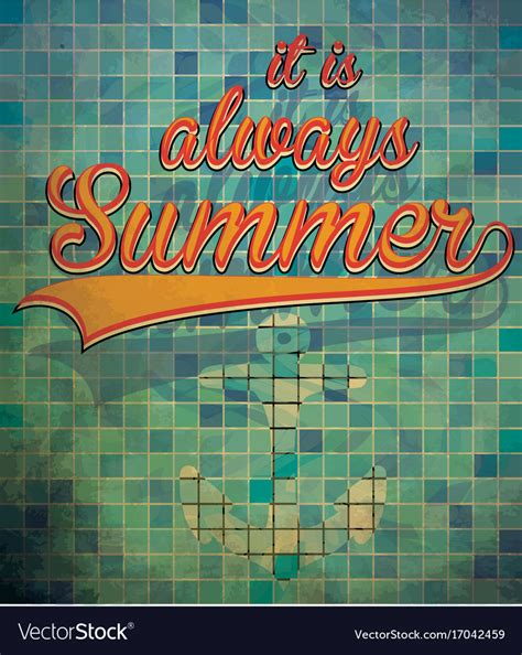 Summer Slogans Hand Drawn Calligraphy Royalty Free Vector