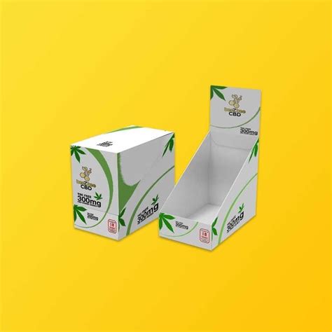 Custom Small Display Box Silver Edge Packaging